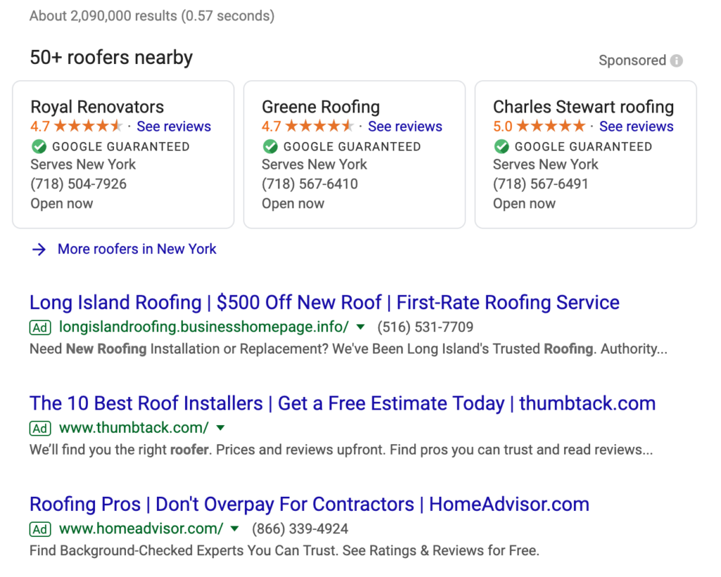WHAT ARE GOOGLE GUARANTEE ADS? – 5 Stones Media